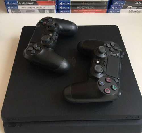Гарантия/ Sony PlayStation 4 Slim/ Прошитая