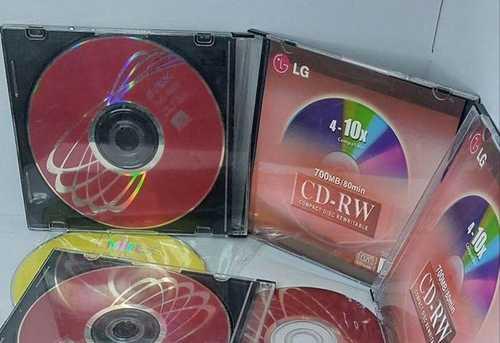 CD-RW, DVD-R, DVD-RW диски пакетом