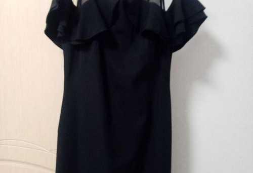 Коктейльное чёрное Платье