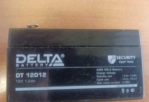Аккумулятор Delta dt 12012