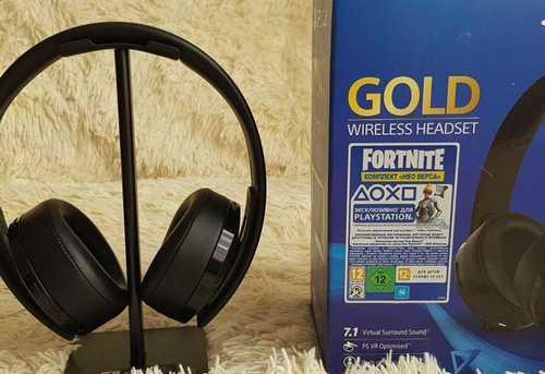 Sony playstation gold wireless headset