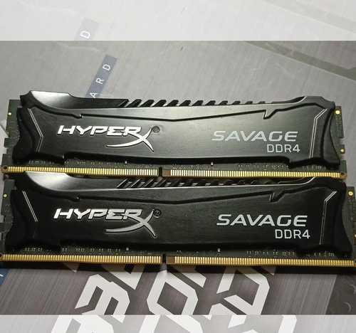 Оперативная память DDR4 2x8 3000 Мгц HyperX Savage