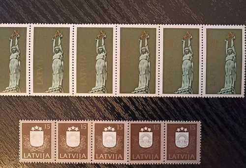 Почтовые марки Латвии