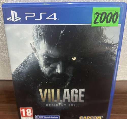 Resident evil village ps4 диск