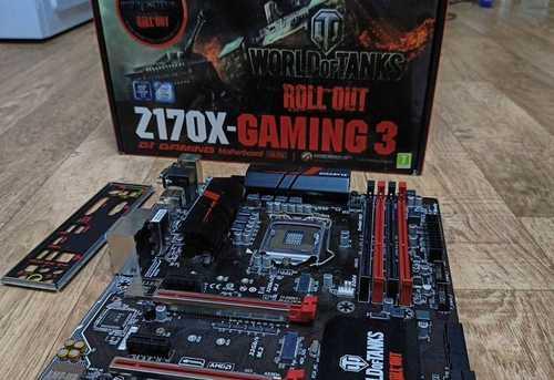 Материнская плата Gigabyte Z170X,1151