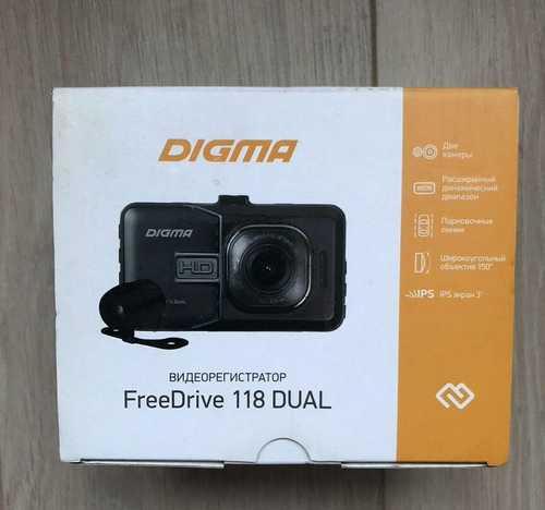 Видеорегистратор Digma FreeDrive 118 Dual