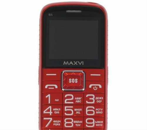 Сотовый телефон Maxvi B5 2.00" Red GSM