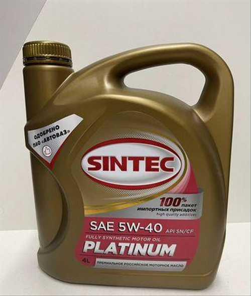 Sintec 5w40 sn cf