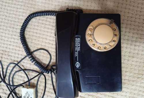 Винтажный телефон WeF telekom TA 611 D