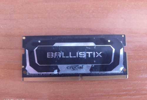 Оперативная память sodimm ddr4 8gb Crucial Ballist