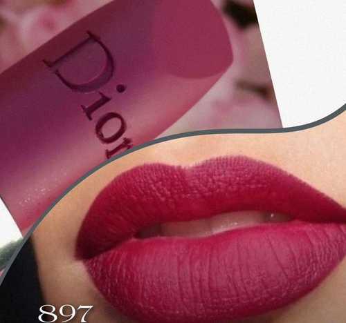 Dior rouge matte 897 помада тестер слива