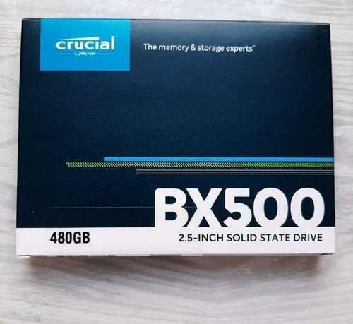 Новый жесткий диск Crucial ssd bx500 480Gb