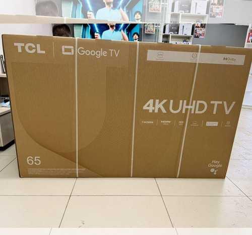 Телевизор tcl 65 дюймов 4K, HDR новый