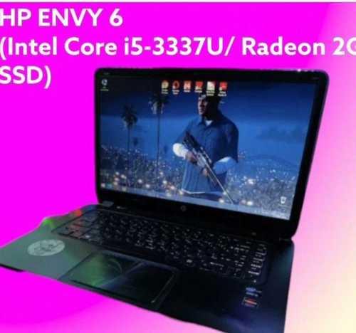 Красивый, быстрый ультрабук HP envy 6-1253er, SSD