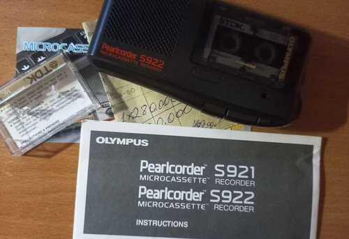 Кассетный диктофон olympus pearlcorder s922