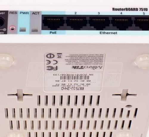 Роутер Mikrotik RB751U-2HnD