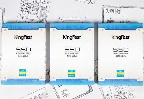 2.5" SSD-накопитель KingFast 128Gb