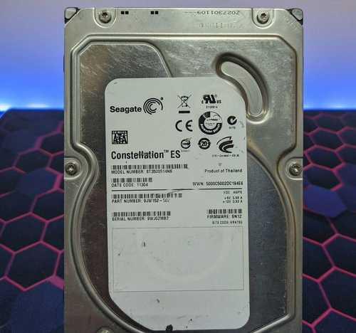 Жесткий диск 500Gb/3.5"/7200/Seagate/ST350014NS