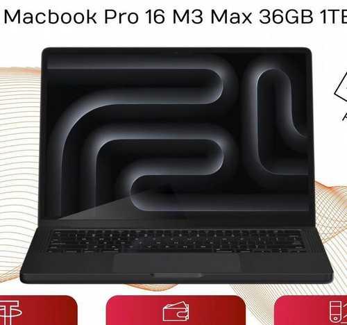 Macbook Pro 16 m3 Max 36Gb 1Tb Русская раскладка