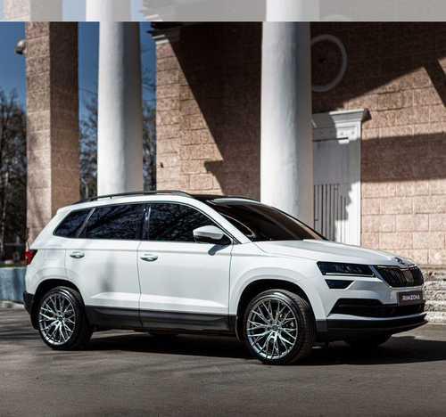 Литые диски R19 на Skoda Karoq