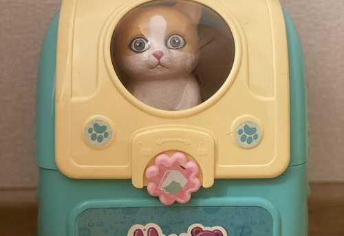 Игровой набор Питомец в рюкзаке (кошечка)
