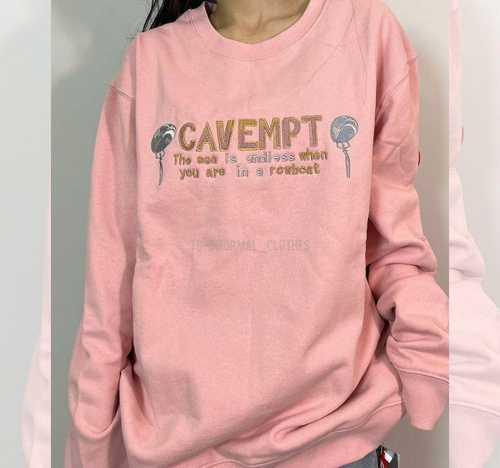 Свитшот Cav Empt розовый 100 хлопок