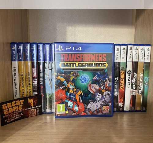 Игры PS4: Transformers: Battlegrounds