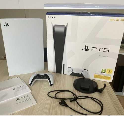 Sony playstation 5 ps5 с дисководом   2 игры