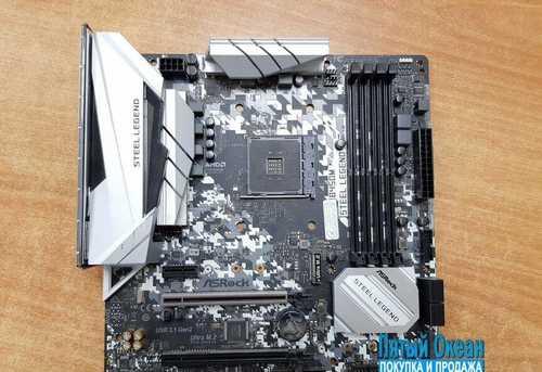 Материнская плата Asrock B450M steel legend AM4