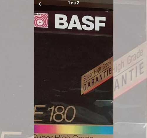 Видеокассеты BASF E 180 garantie (2шт)