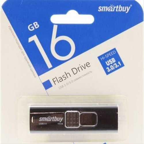 USB флешка 16GB 3.0 Smartbuy Fashion Black
