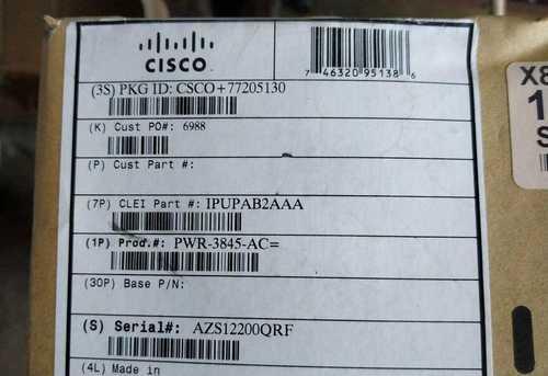 Блок питания Cisco pwr-3845-dc