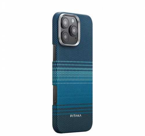 Чехол Pitaka Tactile Woven case 16 Pro Max - Moonr