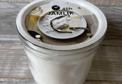 Свеча IKEA Jamlik аромат ванили и кокоса