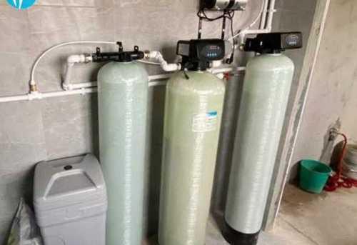 Фильтр очистки воды умягчение и обезжелезивание