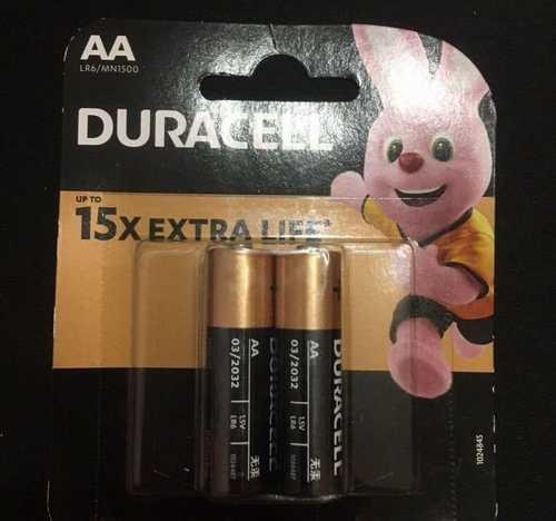 Батарейки Duracell AA 2 шт