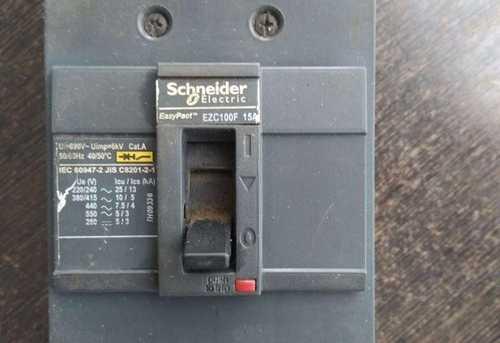 Выключатель автоматический Schneider EZC100F 15A