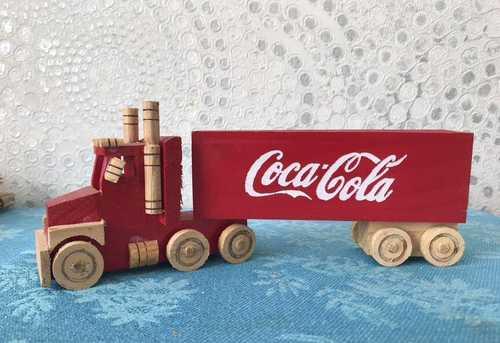 Модель машины "Coca Cola" (дерево)