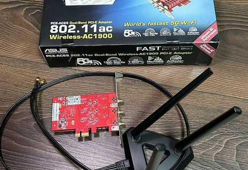 Asus PCE-AC68 Wi-Fi адаптер (PCI-E, 1300мбит)