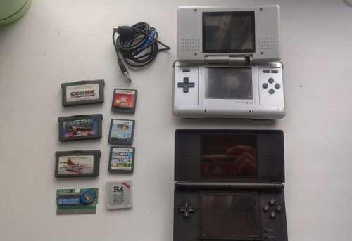 Nintendo ds, ds lite, R4 + немного ништяков