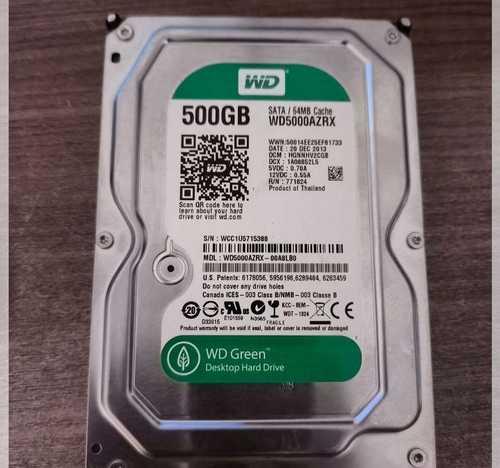 WD (500GB, Green, Blue)