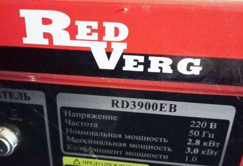 Генератор бензиновый Red Verg 3900 EB