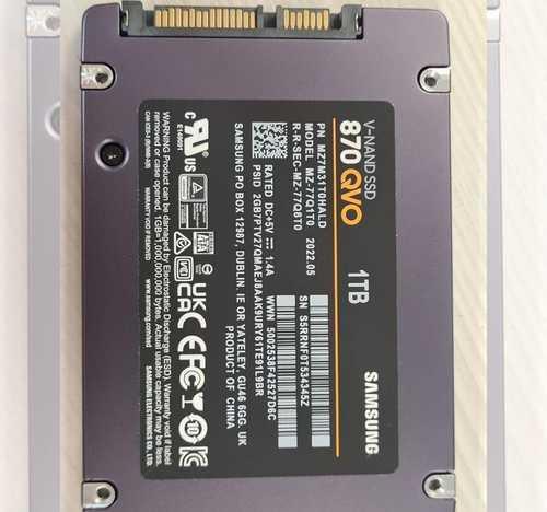 Ssd SATA Samsung 870 qvo 2,5"