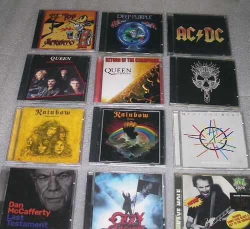 CD Deep Purple, Rainbow, ZZ TOP, Queen, AC/DC