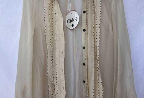 Шелковая винтажная блуза Chloe р. 36