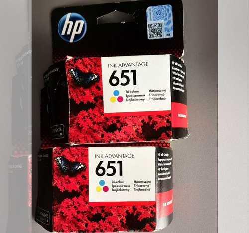 Картридж hp 651 оригинал