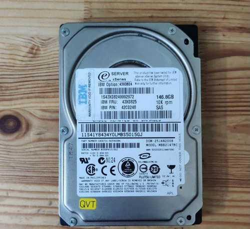 Жесткий диск IBM SAS 10K 2.5 146.8Gb