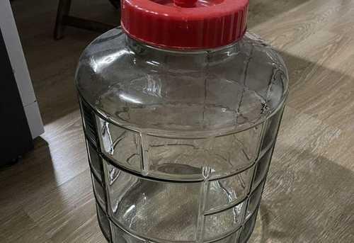 Стеклянная банка бутыль 23 литра