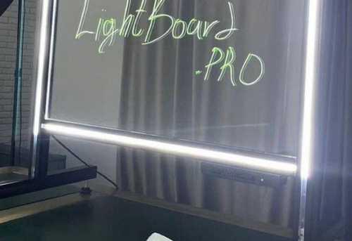 Стеклянная маркерная доска Lightboard.Pro
