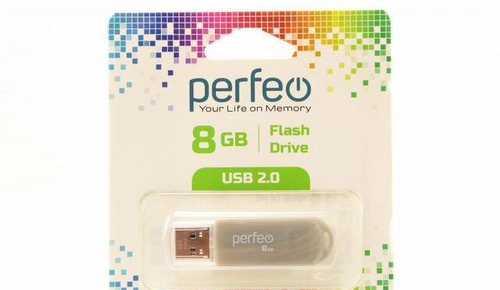 USB флешка 8GB Perfeo C03 Grey
